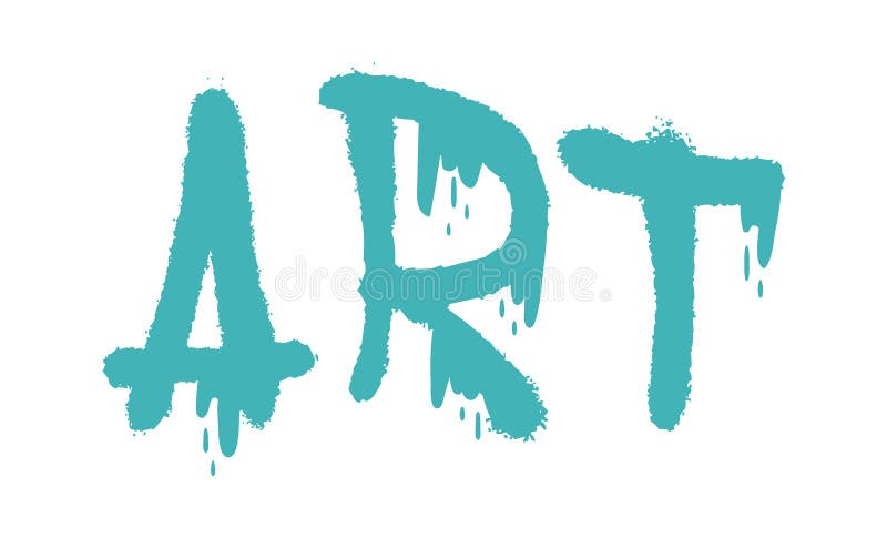 Art Lettering Street Graffiti Stock Vector - Illustration of ...
