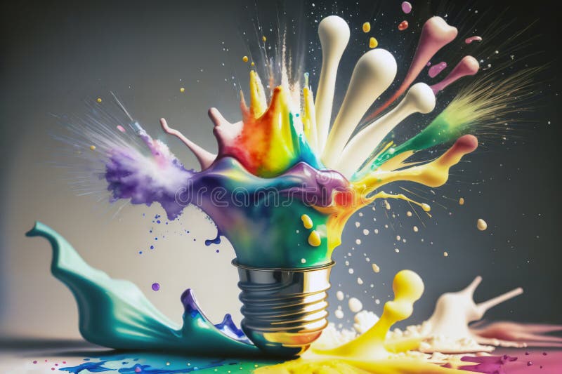 Light Bulb Exploding Stock Illustrations – 425 Light Bulb Exploding ...