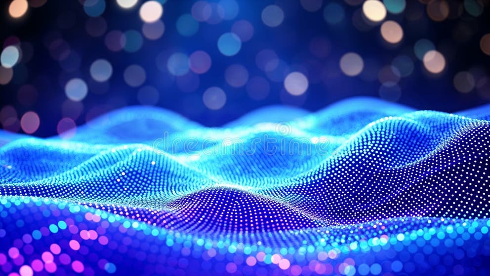 The Art of Light: Exploring Digital Textures Stock Illustration ...