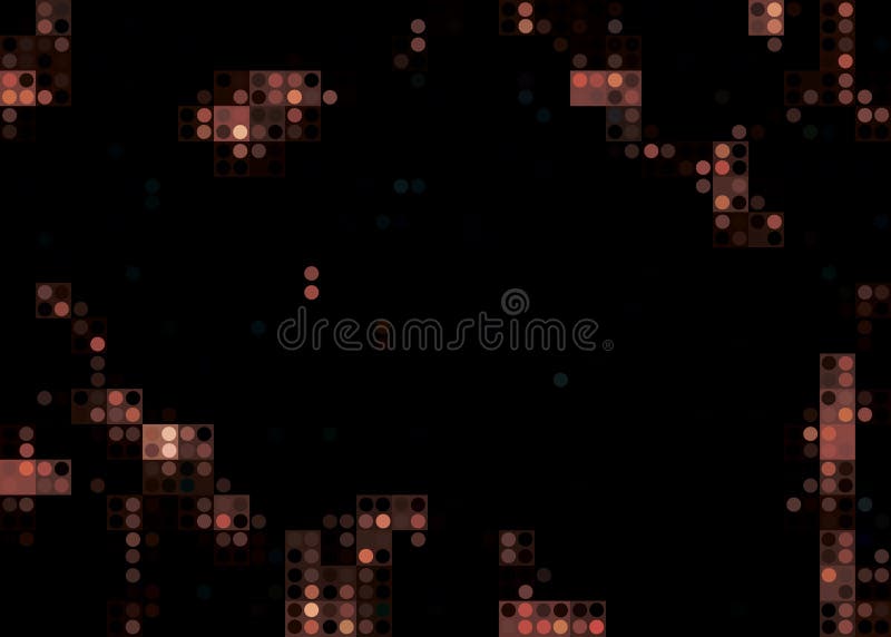 Art Light Pixel in the Dark Abstract Image Digital Vector Background ...