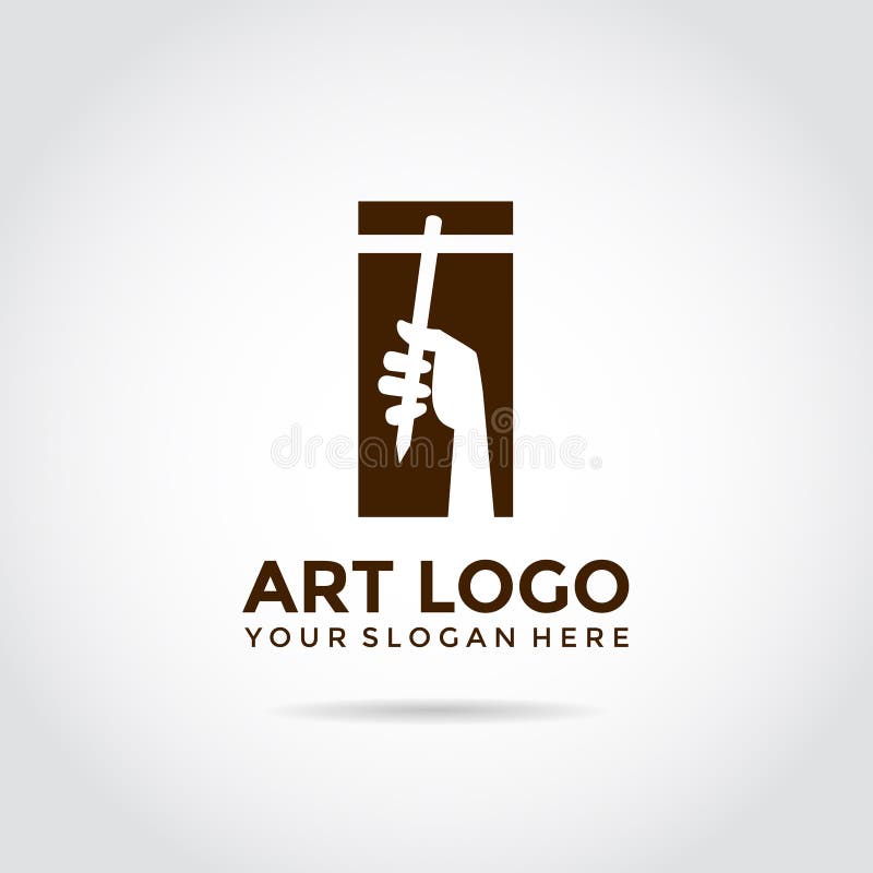 The Art Logo Design. Vector Illustrator Eps. 10 Stock Vector ...