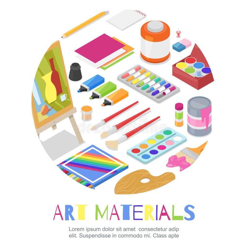 Art Materials Doodle Stock Illustrations – 1,942 Art Materials Doodle ...