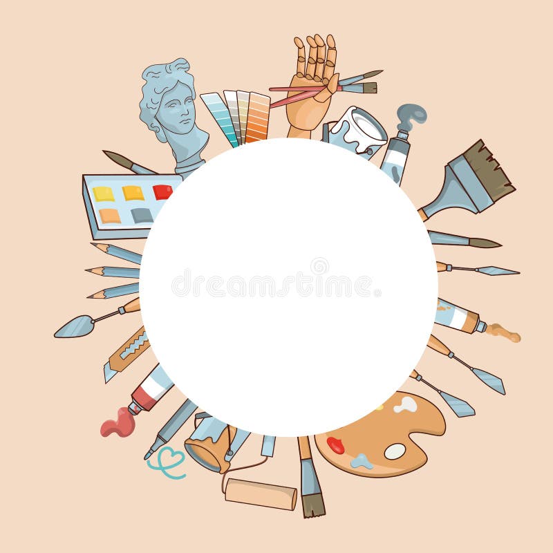 A Marker for Drawing. Artist S Tools Stock Vector - Illustration of ...
