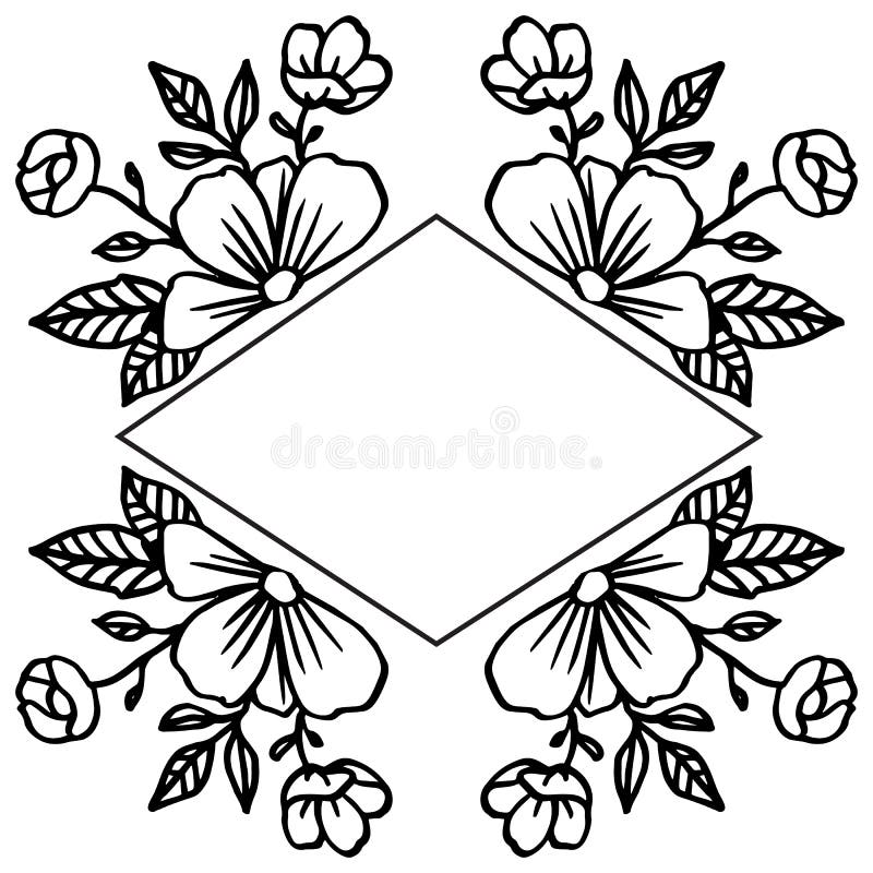 Art Modern with Cute Flower, Pattern Unique Card, Beautiful Decorative ...