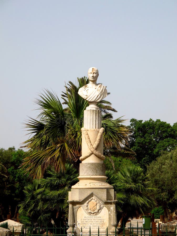 The Art Monument in Floriana, Malta Stock Photo - Image of tourism ...