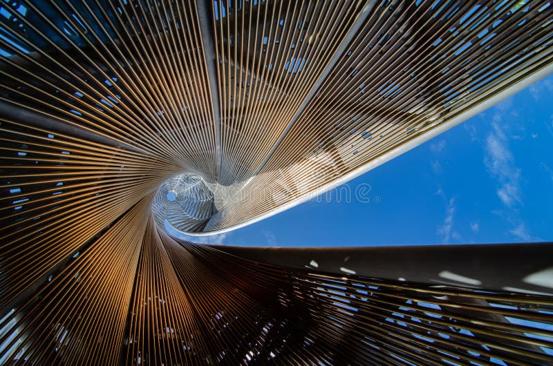 Art Monument in Kangaroo Point Cliffs Park, Brisbane, Australia Stock ...