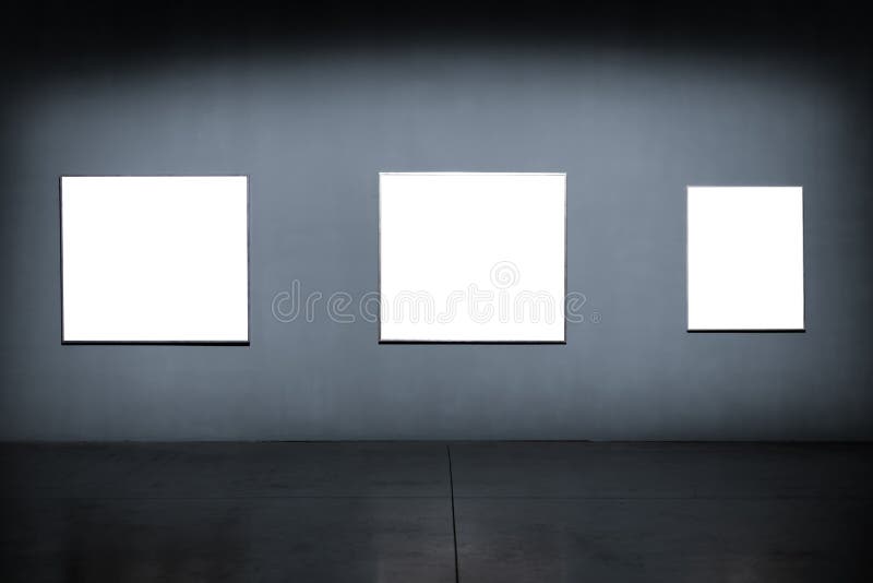 Art Museum Frame Wall Ornate Minimal Design. Stock Image - Image of ...