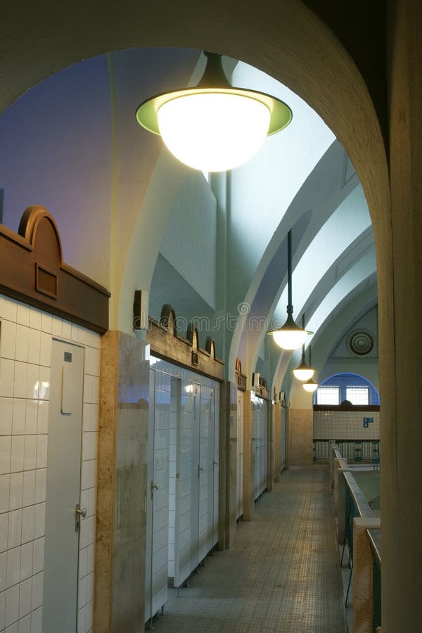 Art Nouveau Public Bath House in Munich, Germany Stock Photo - Image of ...
