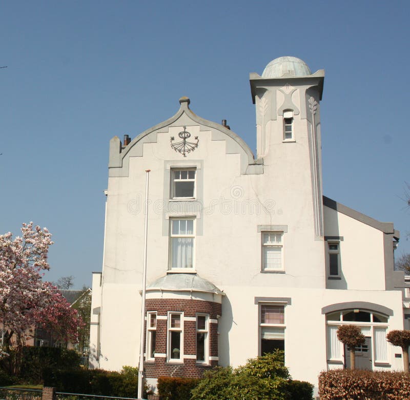 Art Nouveau villa stock photo. Image of historical, architecture - 91047078