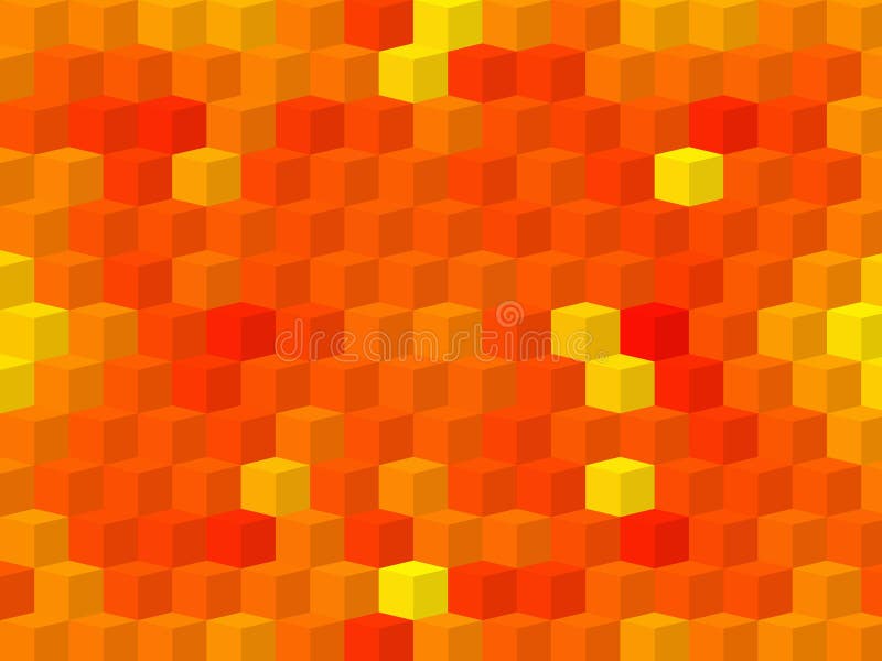 Orange Color of Polygon Background Stock Illustration - Illustration of ...