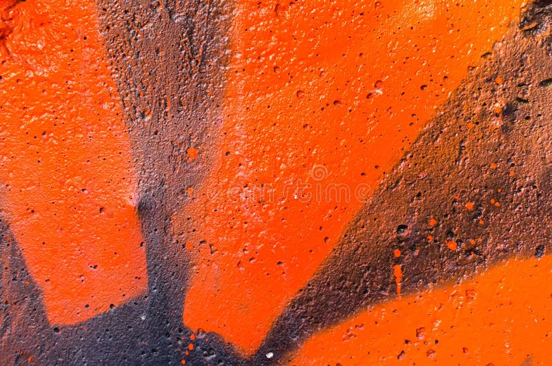 Art Orange Paint Extra Sharp Deep Color Pattern Background Stock Image ...
