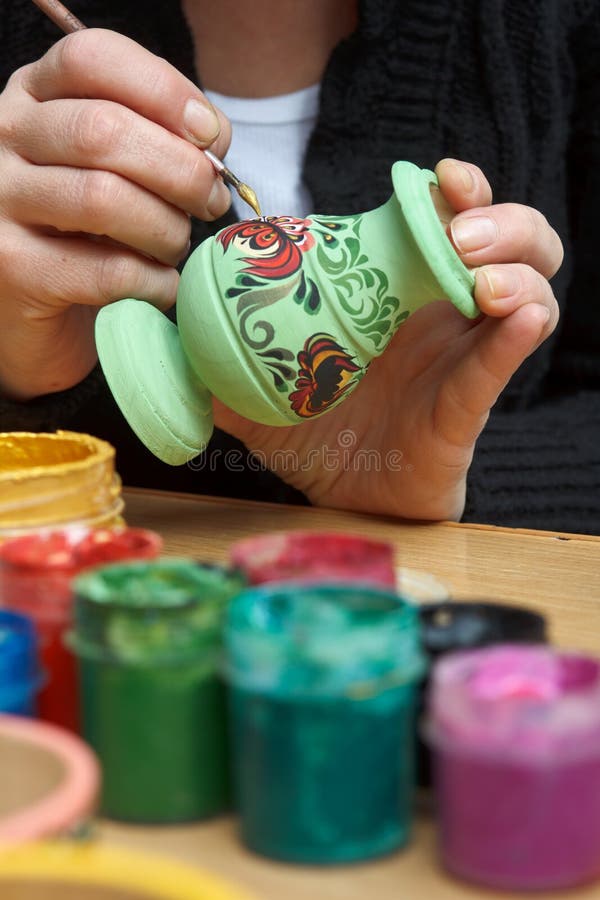 Art painting stock image. Image of hand, beautiful, paint - 21320351