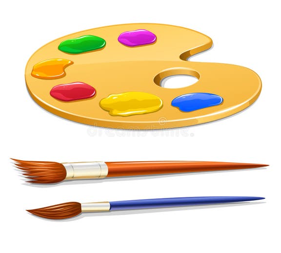 Art Paint Palette Stock Illustrations – 191,502 Art Paint Palette Stock ...