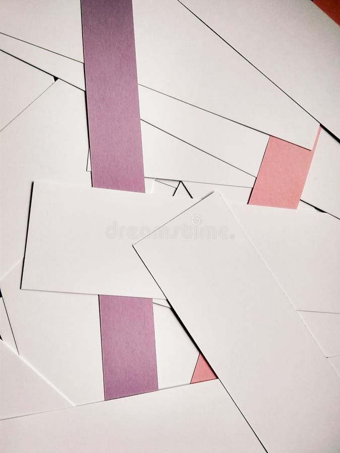 Texture of White and Colored Paper Stripes Stock Image - Image of ...