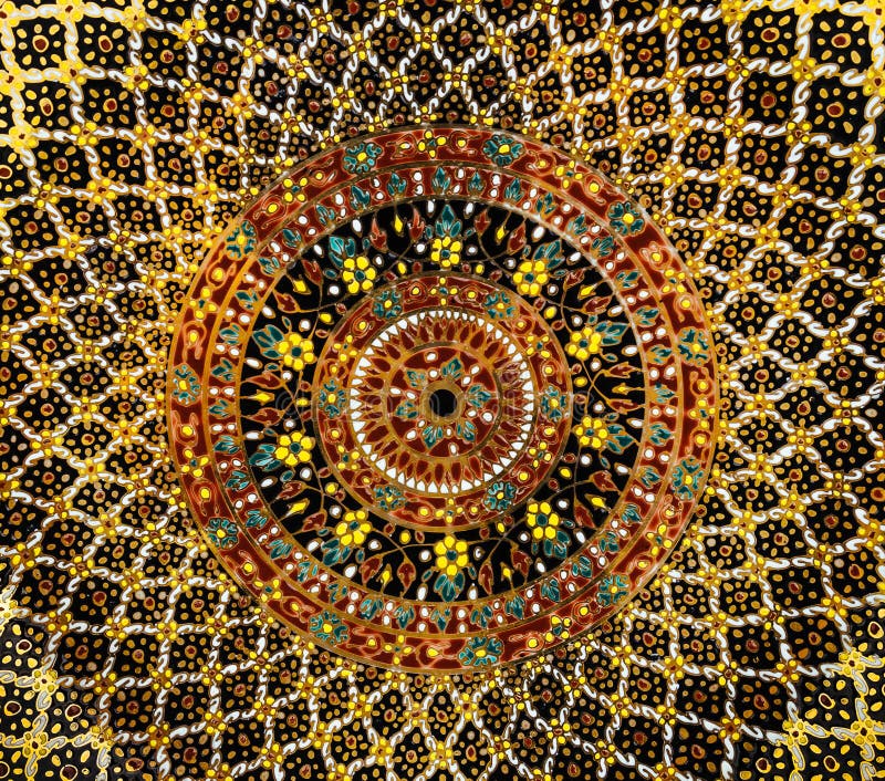 The Thailand Benjarong (Bencharong) , Ceramic Old Thai S Design Stock ...