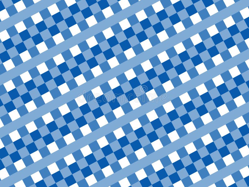 Art Pattern with Blue Checkered Flag on White Background Stock ...