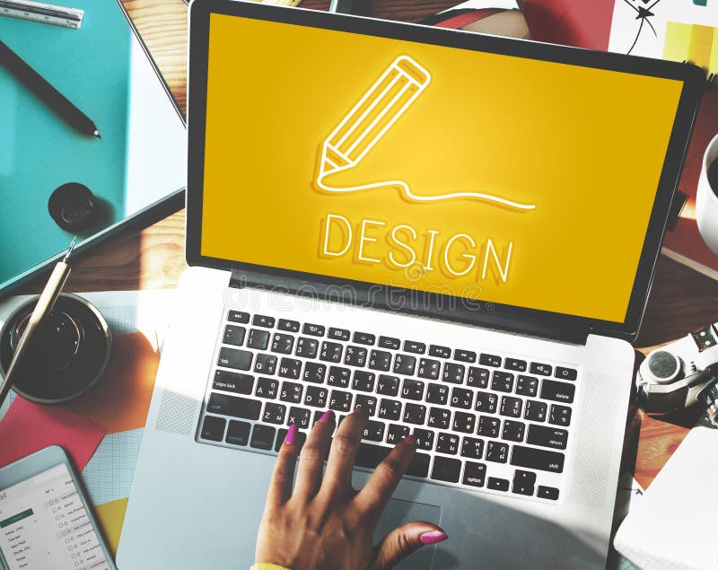 Art Pencil Drawing Creativity Imagination Skills Concept Stock Image ...