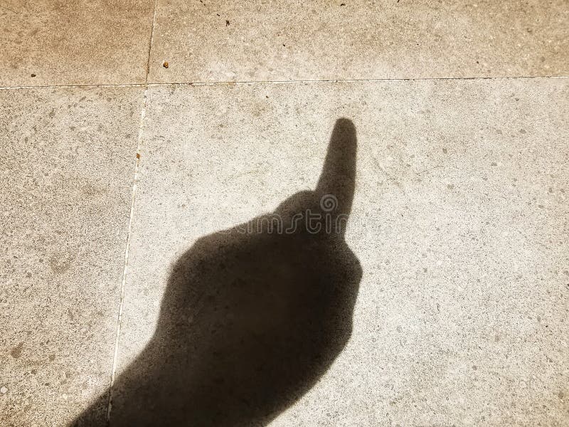 Shadow Hand Fingers Counting from 1 To 5 Stock Image - Image of ...