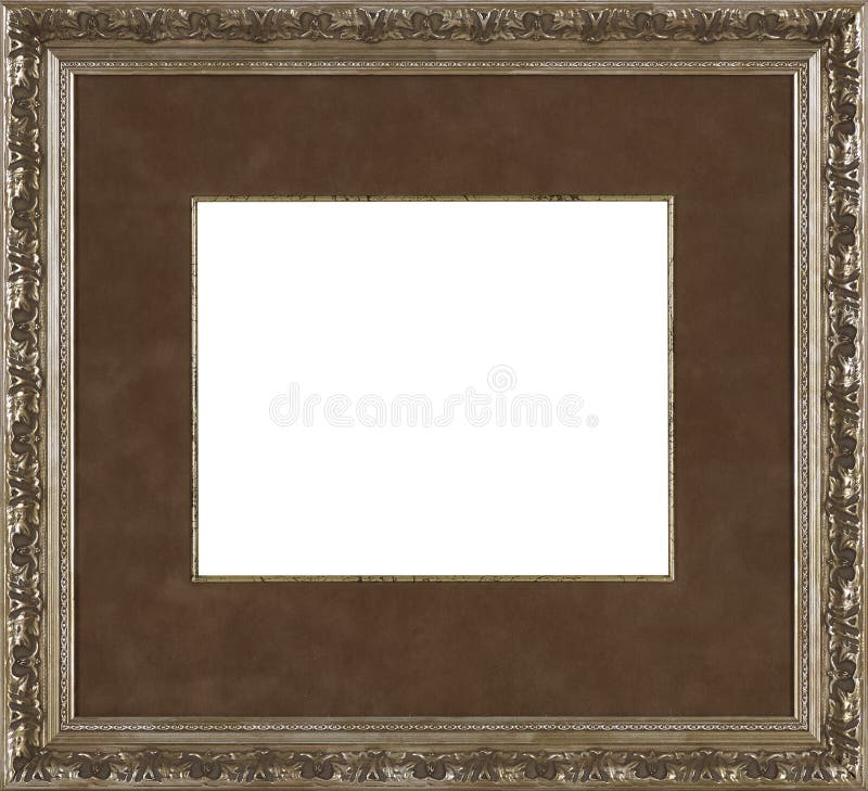 Art Picture Frame Isolated Background Stock Photo - Image of gilt ...