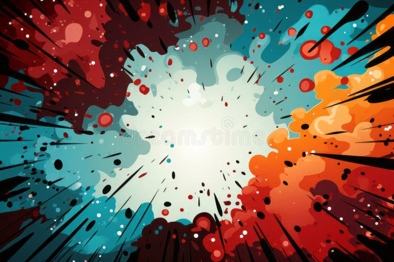 Comic Surge: the Art of High-Octane Movement in Vibrant Tones – AI ...