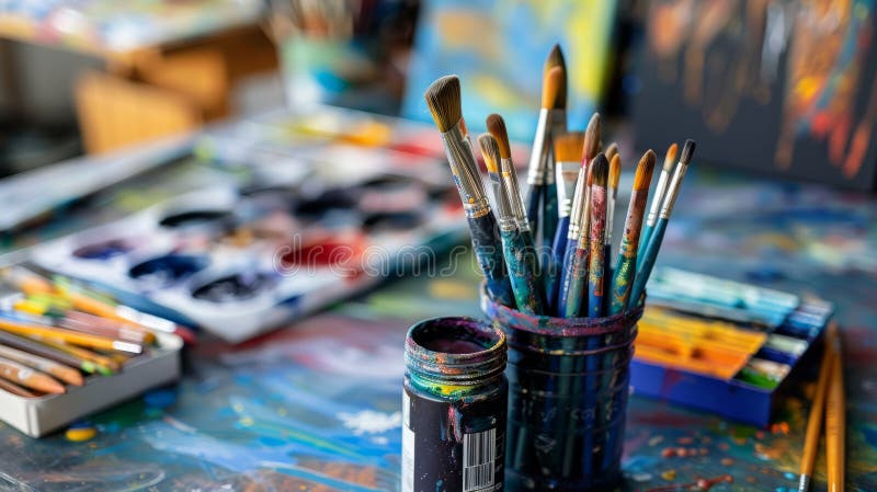 Art Portfolio Folders for Student Artists Stock Illustration ...