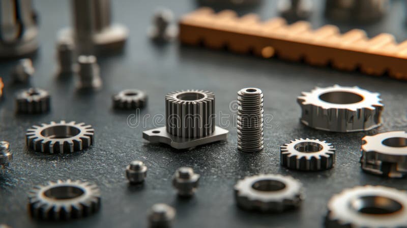 Art of Precise Mechanical Assembly and Design Stock Photo - Image of ...