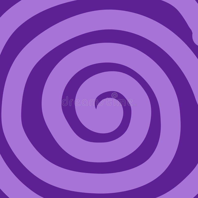 Art of a Purple Spiral on a Purple Background Stock Vector ...
