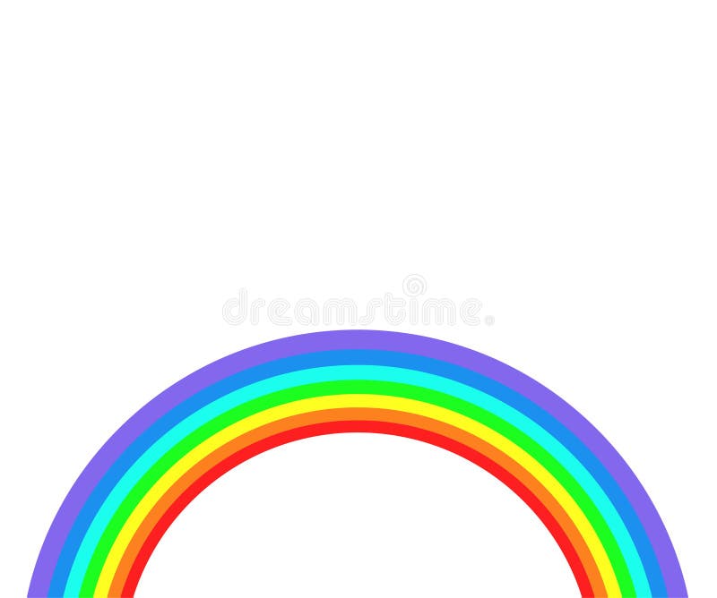 Art Rainbow Frame Abstract Background Stock Illustration - Illustration ...