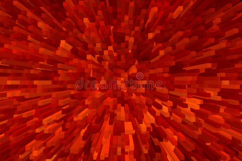 Art Red Blocks Abstract Pattern Background Stock Illustration ...
