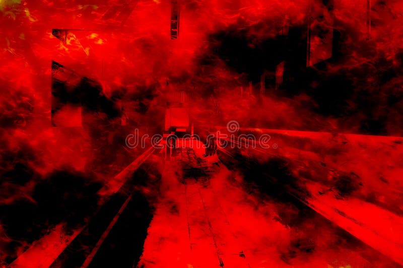 Art Red Fire Abstract Pattern Background Stock Illustration ...