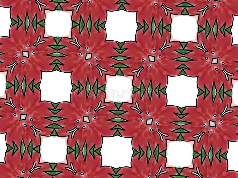 Red and Green Color Pattern Background Stock Illustration ...