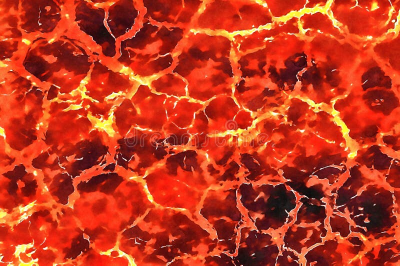 Red Hot Lava Pattern Background Stock Illustration - Illustration of ...