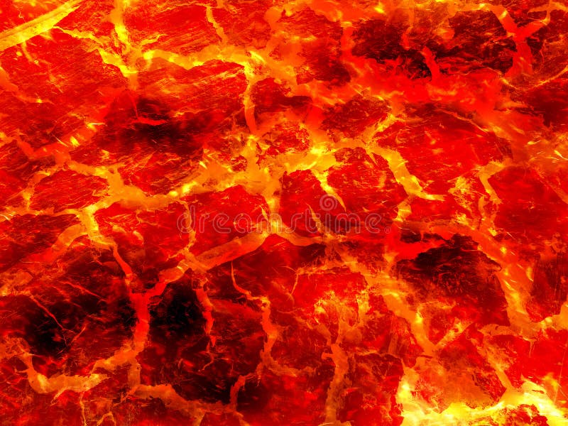 Red Hot Lava Pattern Background Stock Image - Image of magma, hell ...