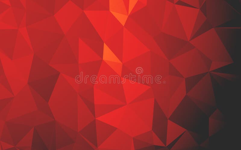 Art Red Polygon Abstract Pattern Background Stock Illustration ...