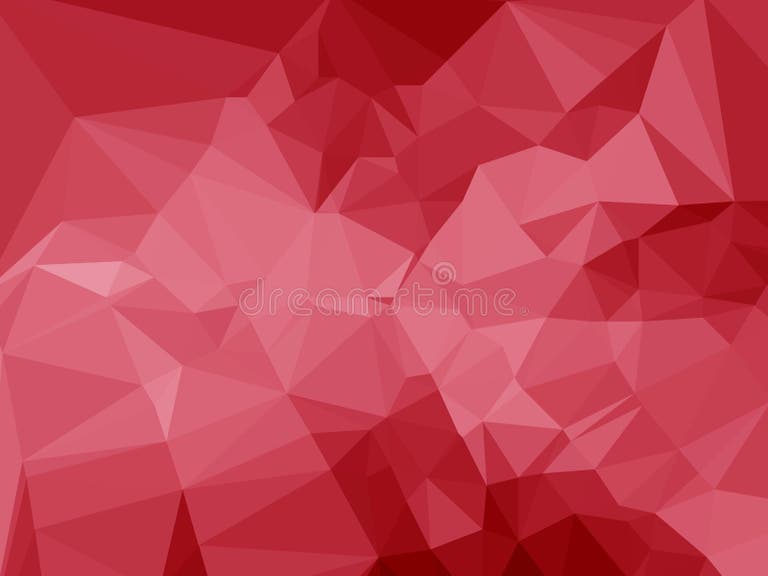 Art Red Polygon Pattern Background Stock Illustration - Illustration of ...