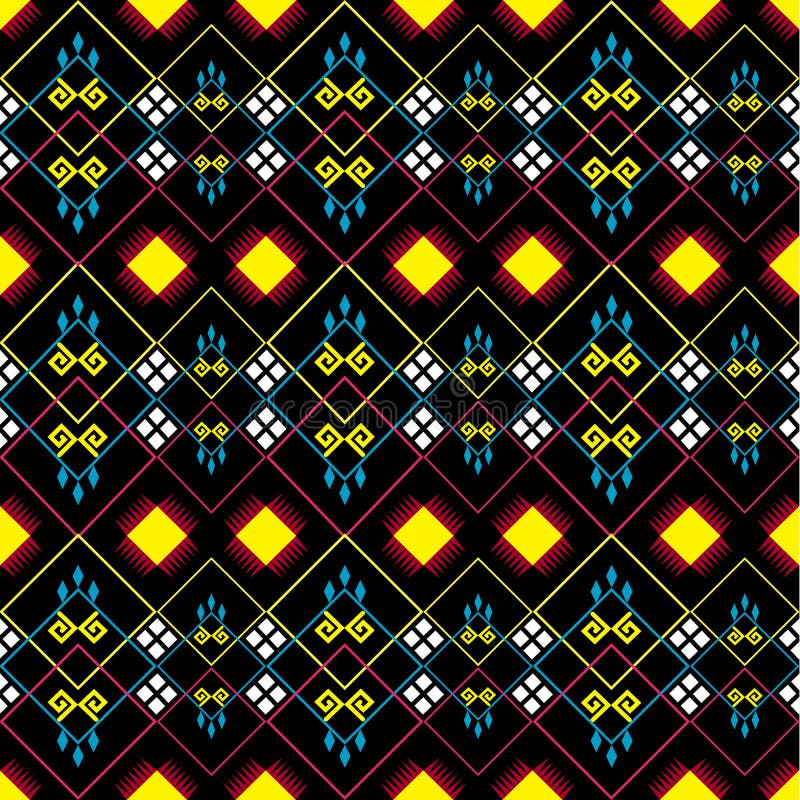 The Art of Repetition: Geometric Ethnic Designs Stock Vector ...