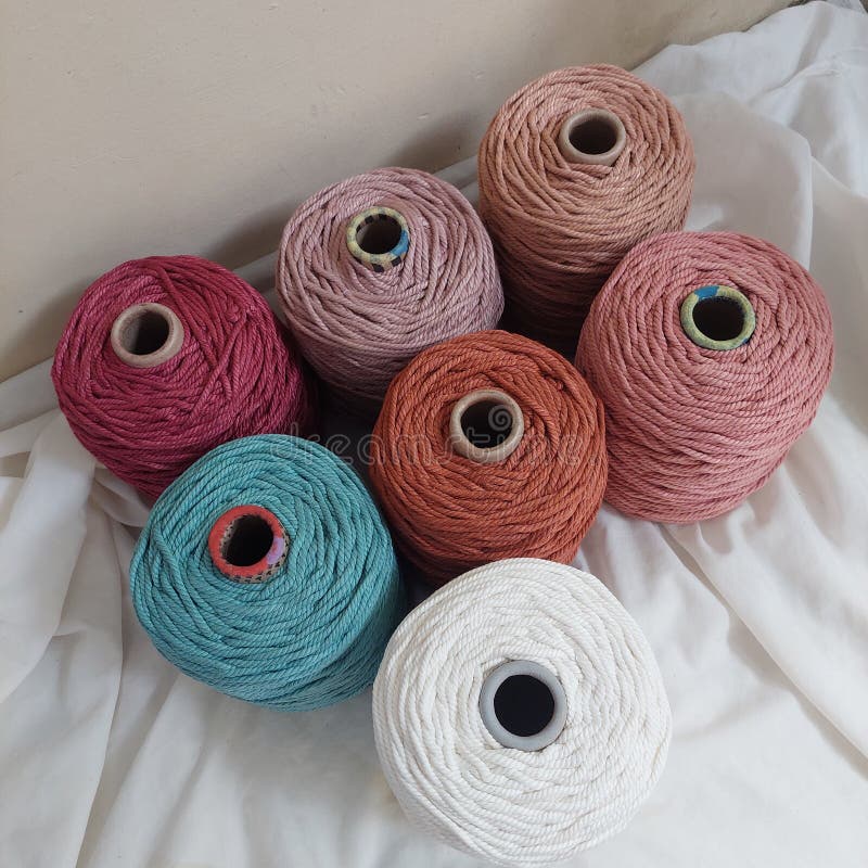 Art ropes macrame yarn stock image. Image of macrame - 262976227