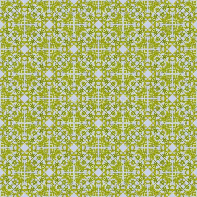 Seamless Pattern Background of Green Color Stock Illustration ...