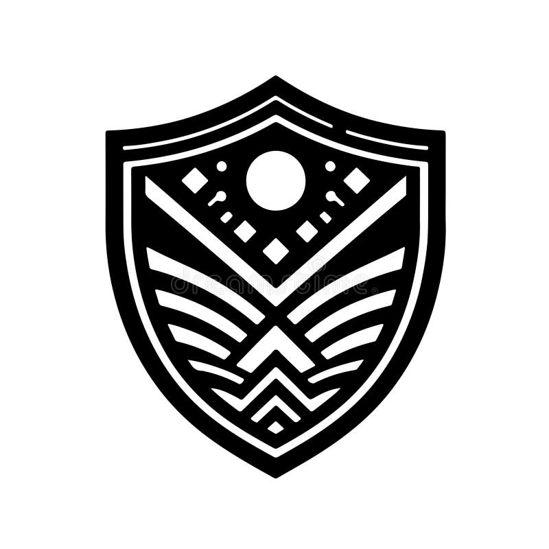 The Art of Shield Design Aesthetics Stock Vector - Illustration of ...