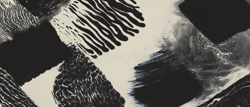 Exploring Monochromatic Ink Patterns with Varied Textures and Shades in ...