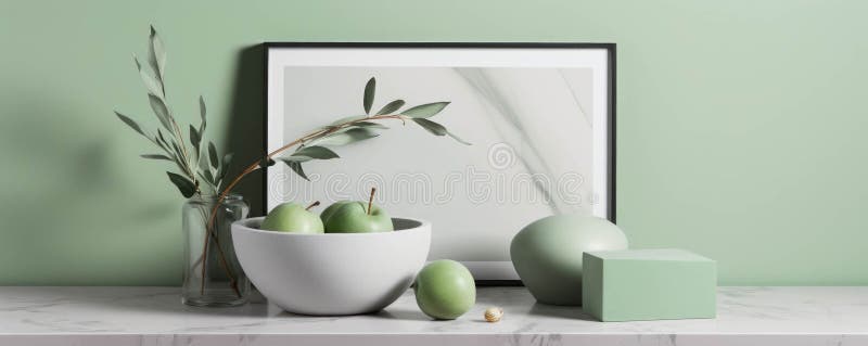 The Art of Simplicity is Displayed through this Frame Showcasing Two ...