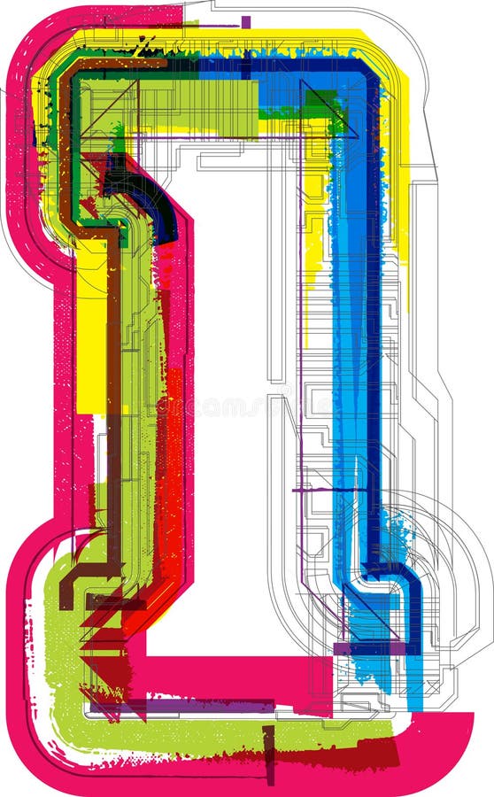 Art Sketched Fonts, Lowercase Symbols, Letter L Stock Vector ...