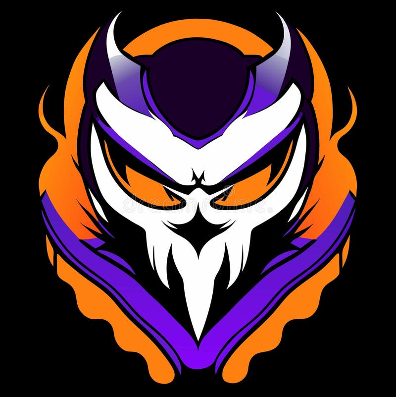 Skull mascot logo design stock illustration. Illustration of comic ... Skull mascot logo design stock illustration. Illustration of comic ...