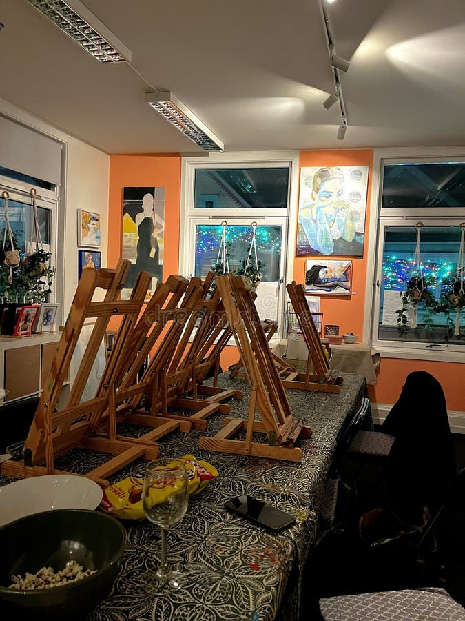 Art in a Small Gallery in Norway in Stavanger Editorial Photography ...