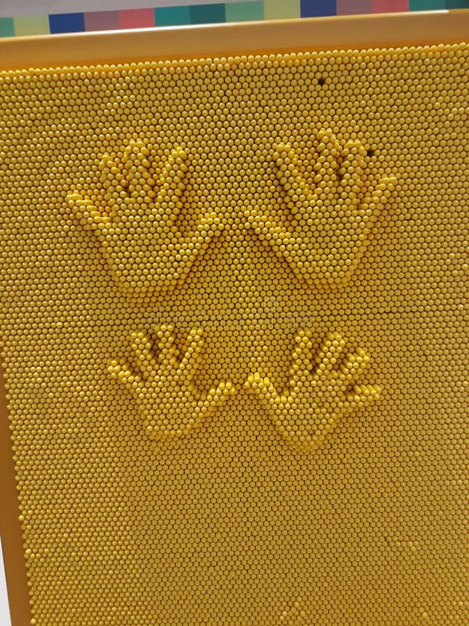 Art is Something Unique and this is the Palm of Our Hands Stock Photo ...