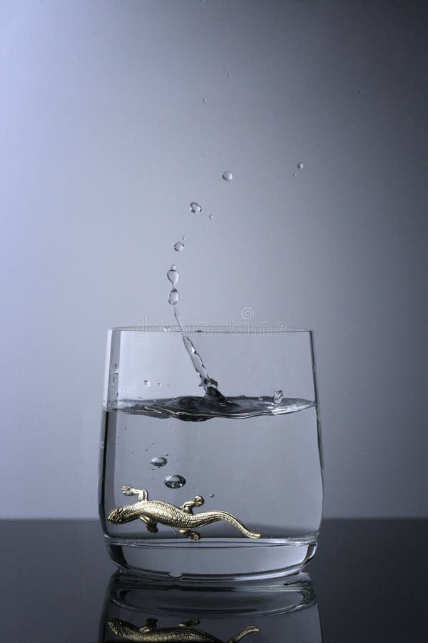 Art Splash and Drops in Glass Stock Image - Image of glass, brooch ...