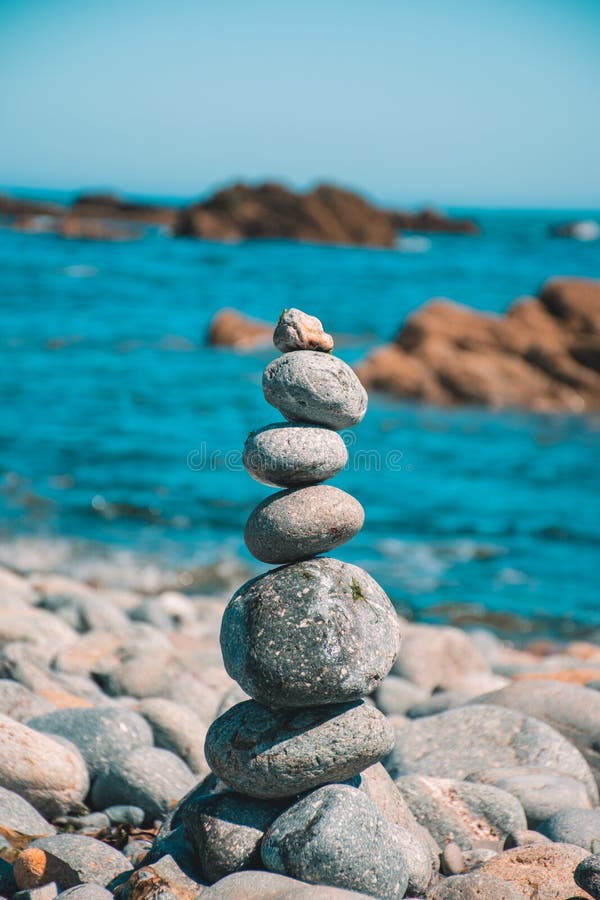 Art of Stone Stack and Balancing Stock Photo - Image of stone, stack ...