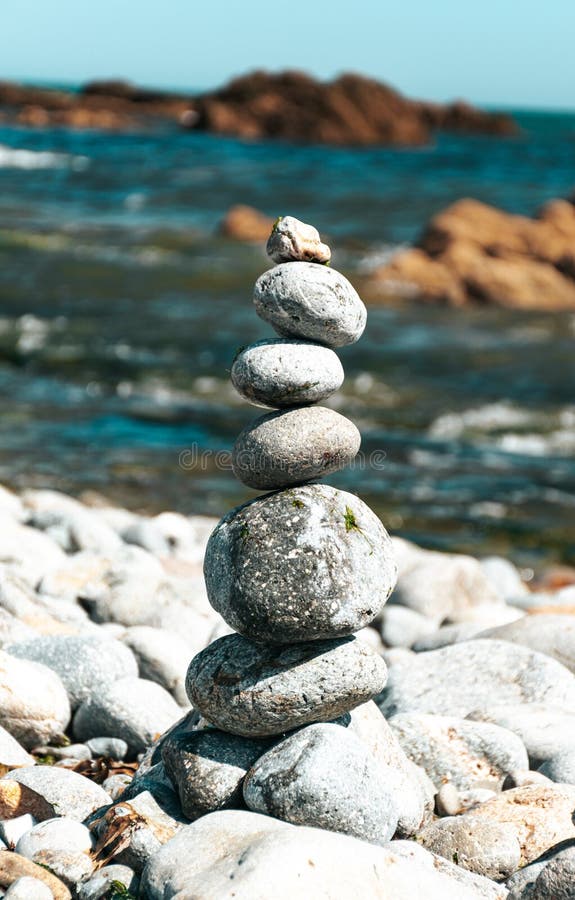 Art of Stone Stack and Balancing Stock Photo - Image of stone, stack ...