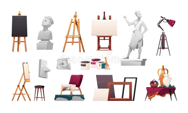 Cartoon Painting Tools Stock Illustrations – 6,633 Cartoon Painting ...