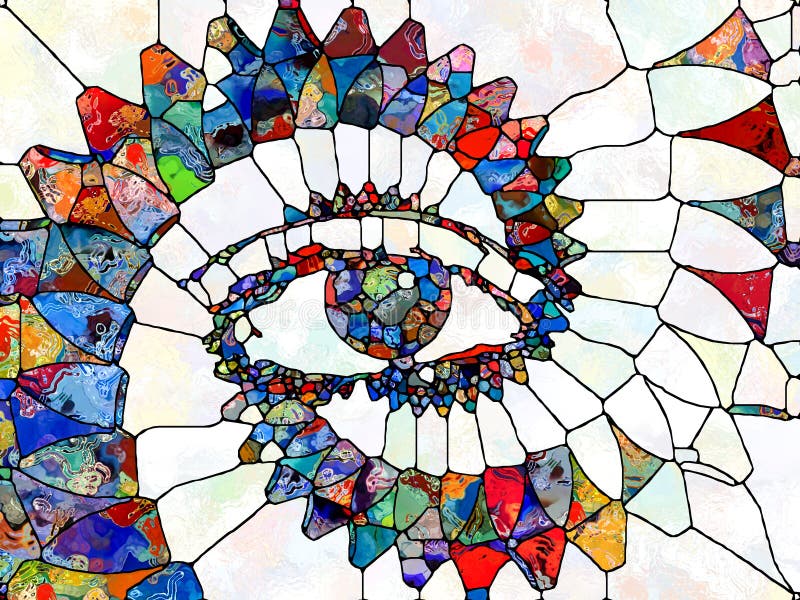 Stained Glass Study stock image. Image of observe, window - 191635769